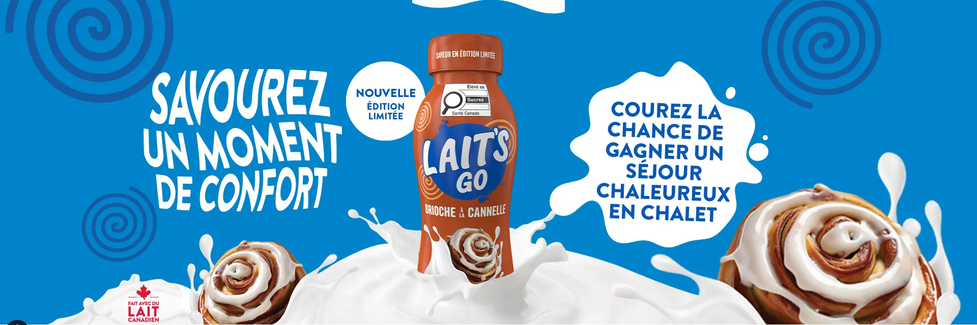 Concours Lait's Go Brioche À La Cannelle 2025 - Concours Au Québec